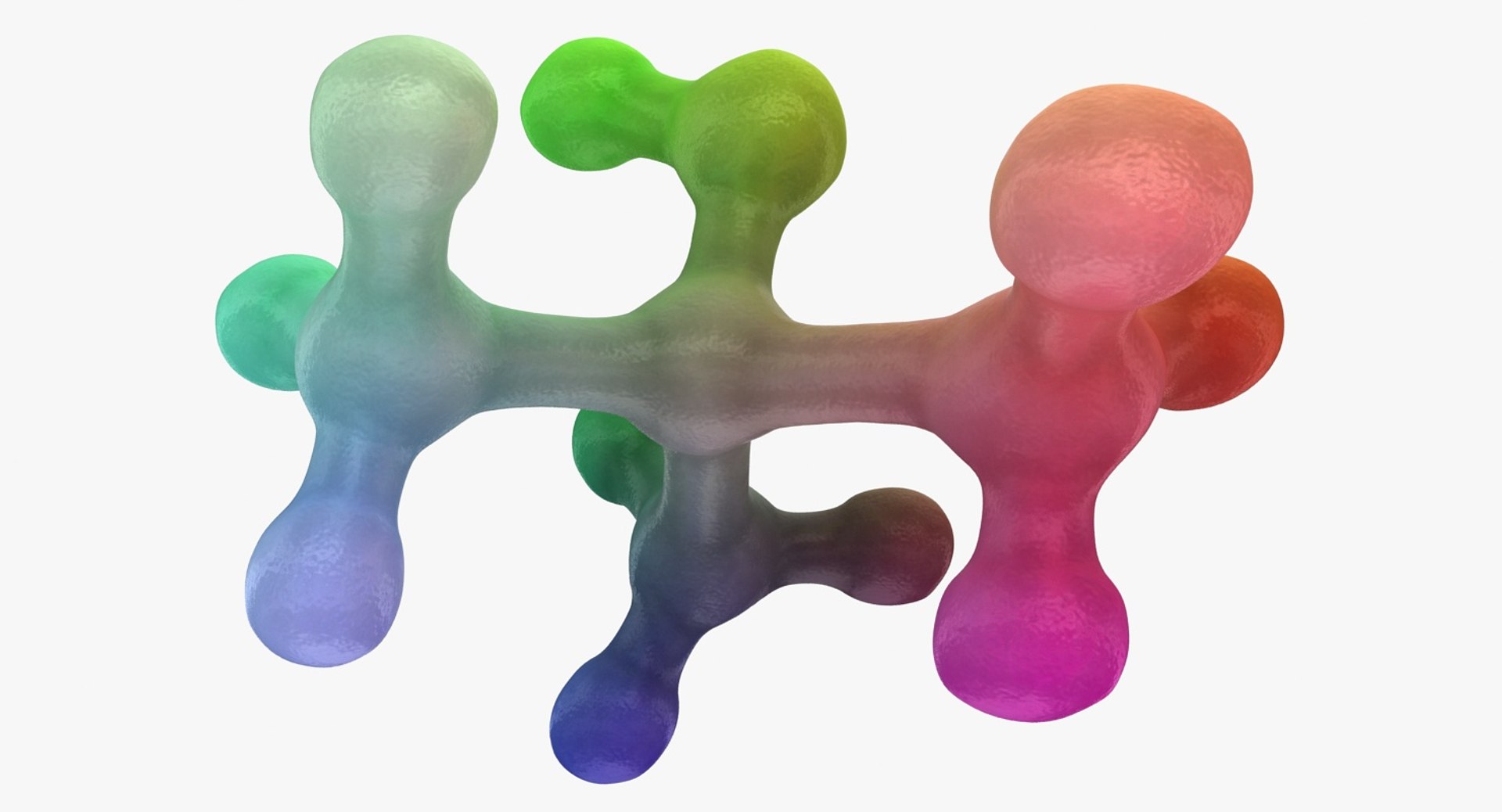 3d Model Tert Butanol 2