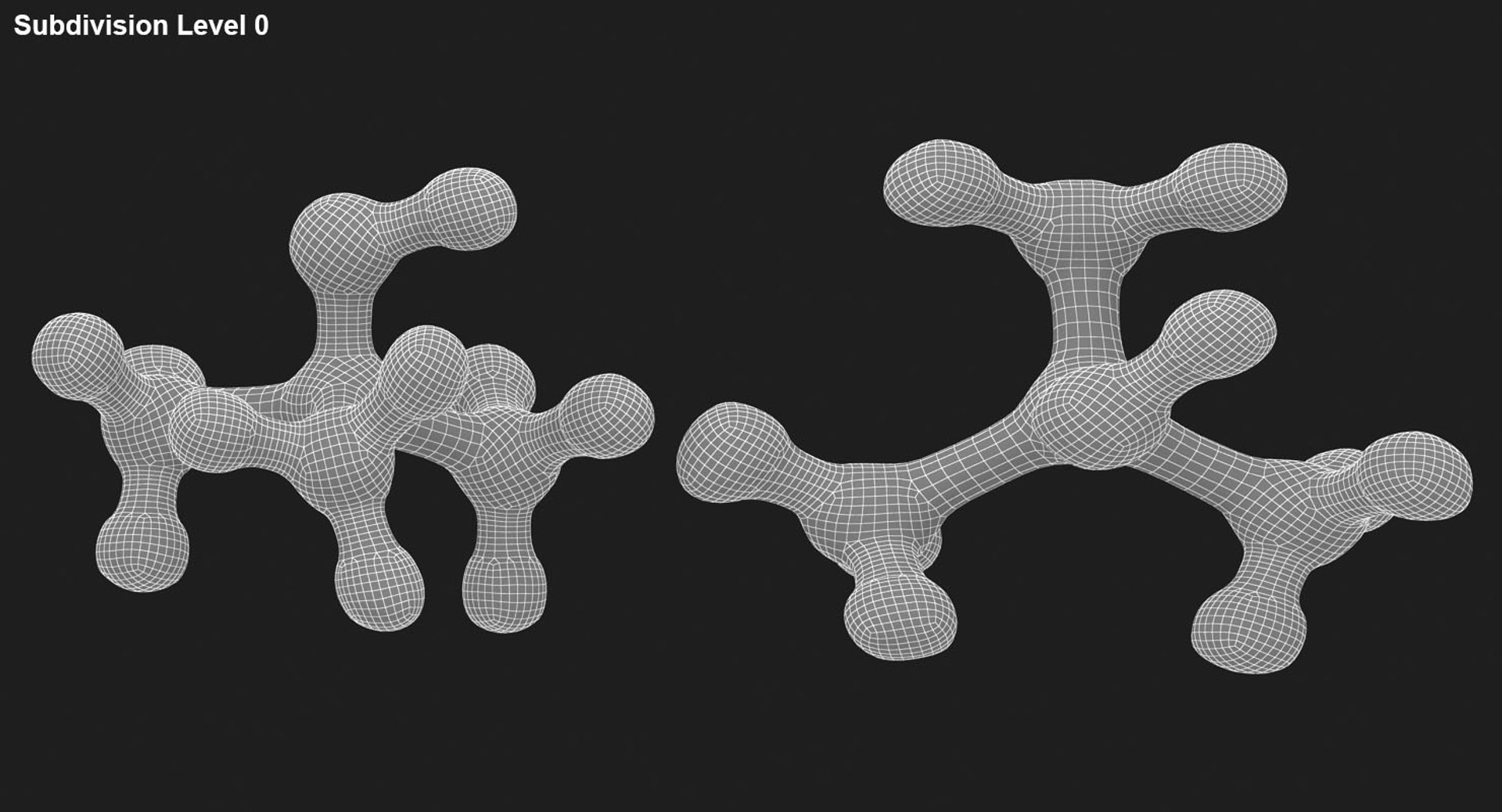 3d Model Tert Butanol 2