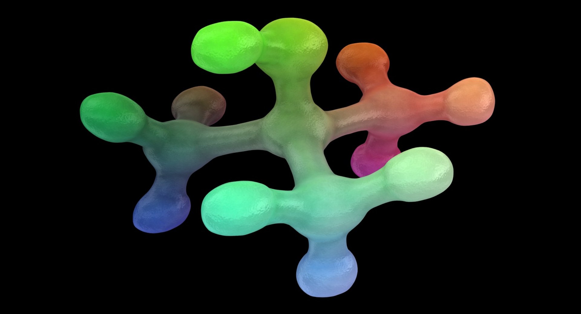 3d Model Tert Butanol 2