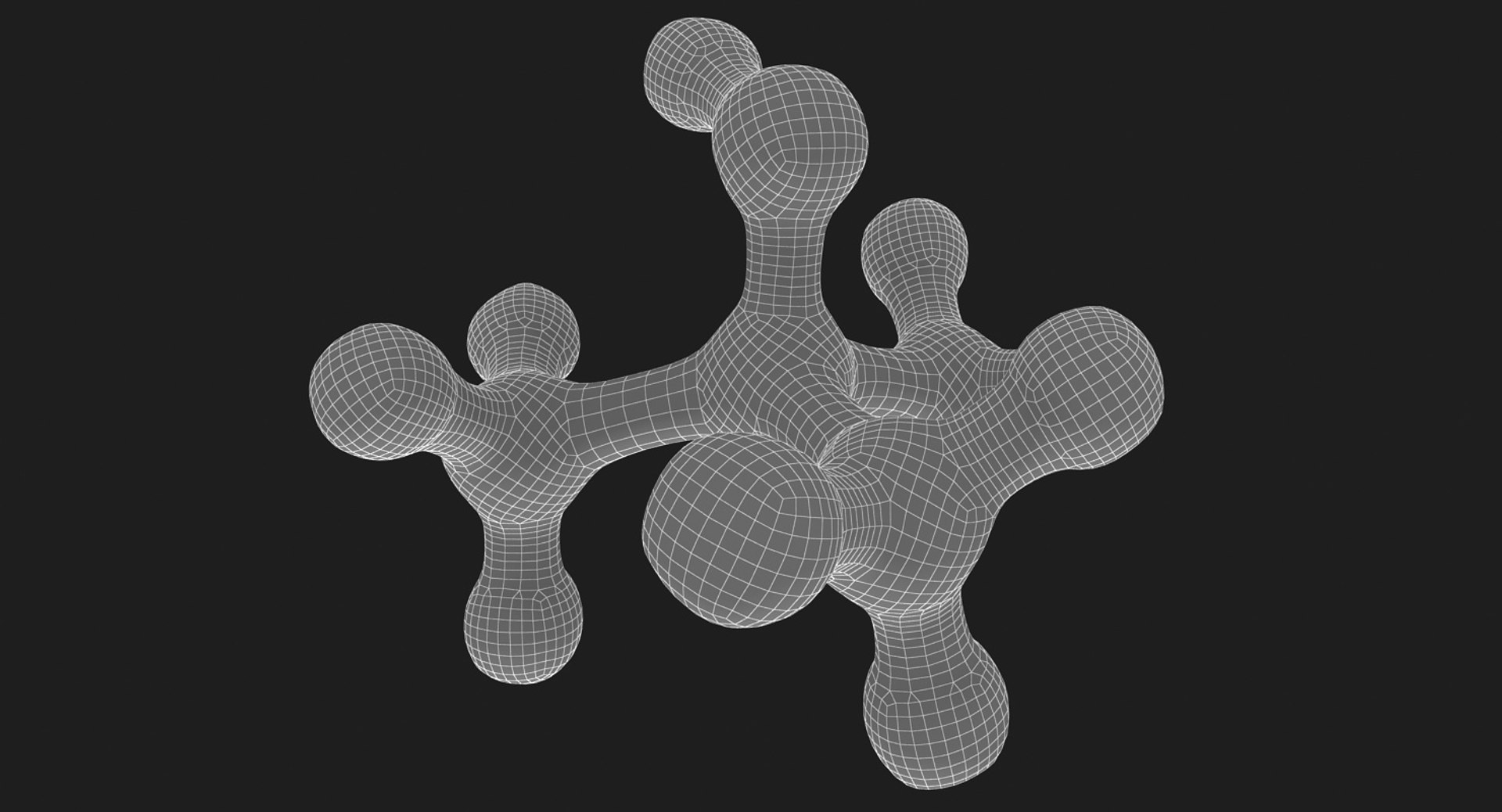 3d Model Tert Butanol 2