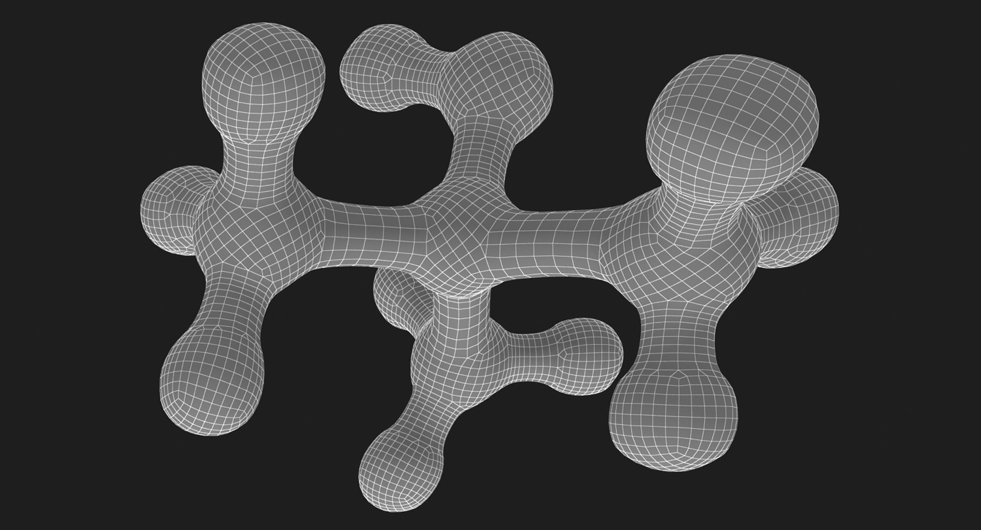 3d Model Tert Butanol 2