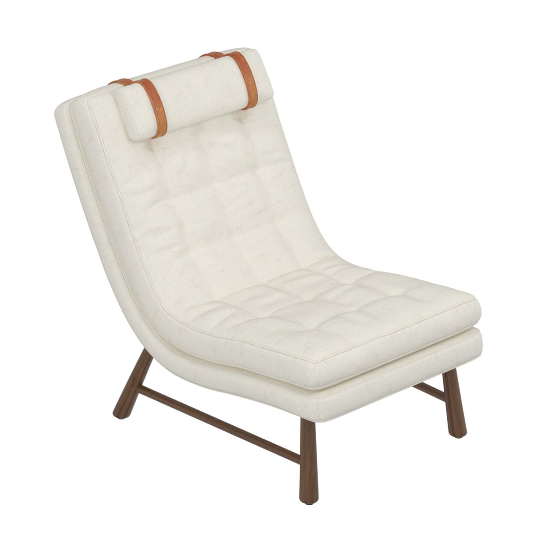 Edia Lounge Chair PBR 3D - TurboSquid 2151382