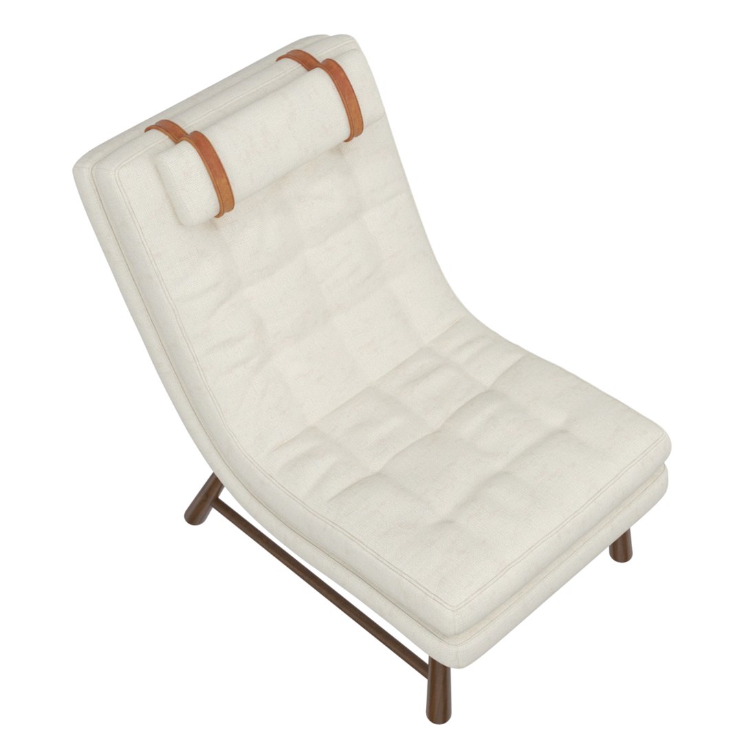 Edia Lounge Chair PBR 3D - TurboSquid 2151382
