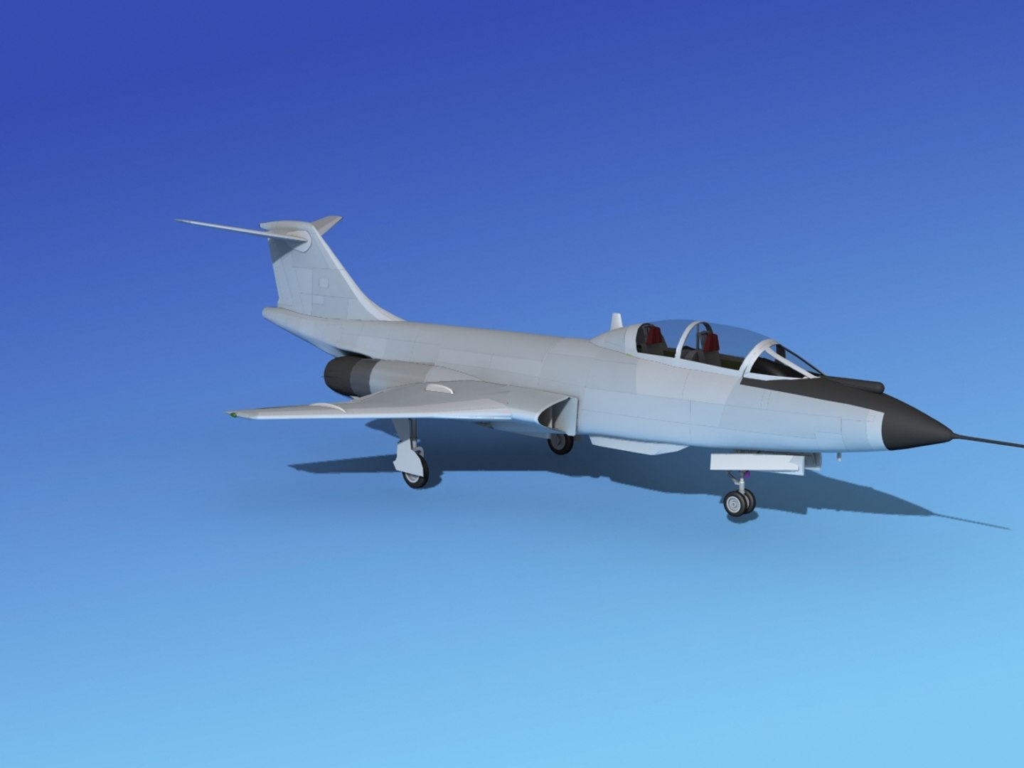 3d F-101 Voodoo Jet Fighters Model