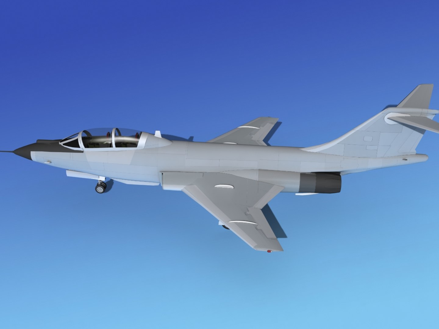 3d F-101 Voodoo Jet Fighters Model