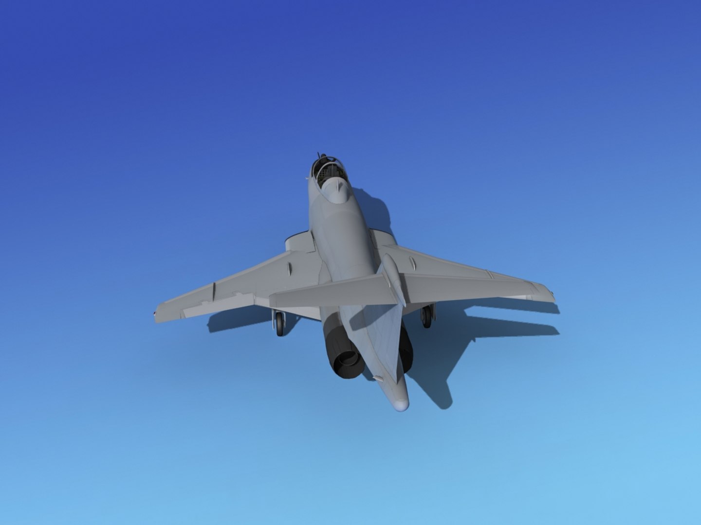 3d F-101 Voodoo Jet Fighters Model