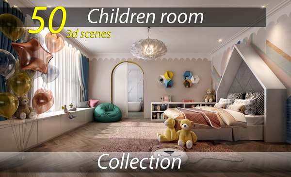 Children'S Bedroom 3D Models for Download | TurboSquid