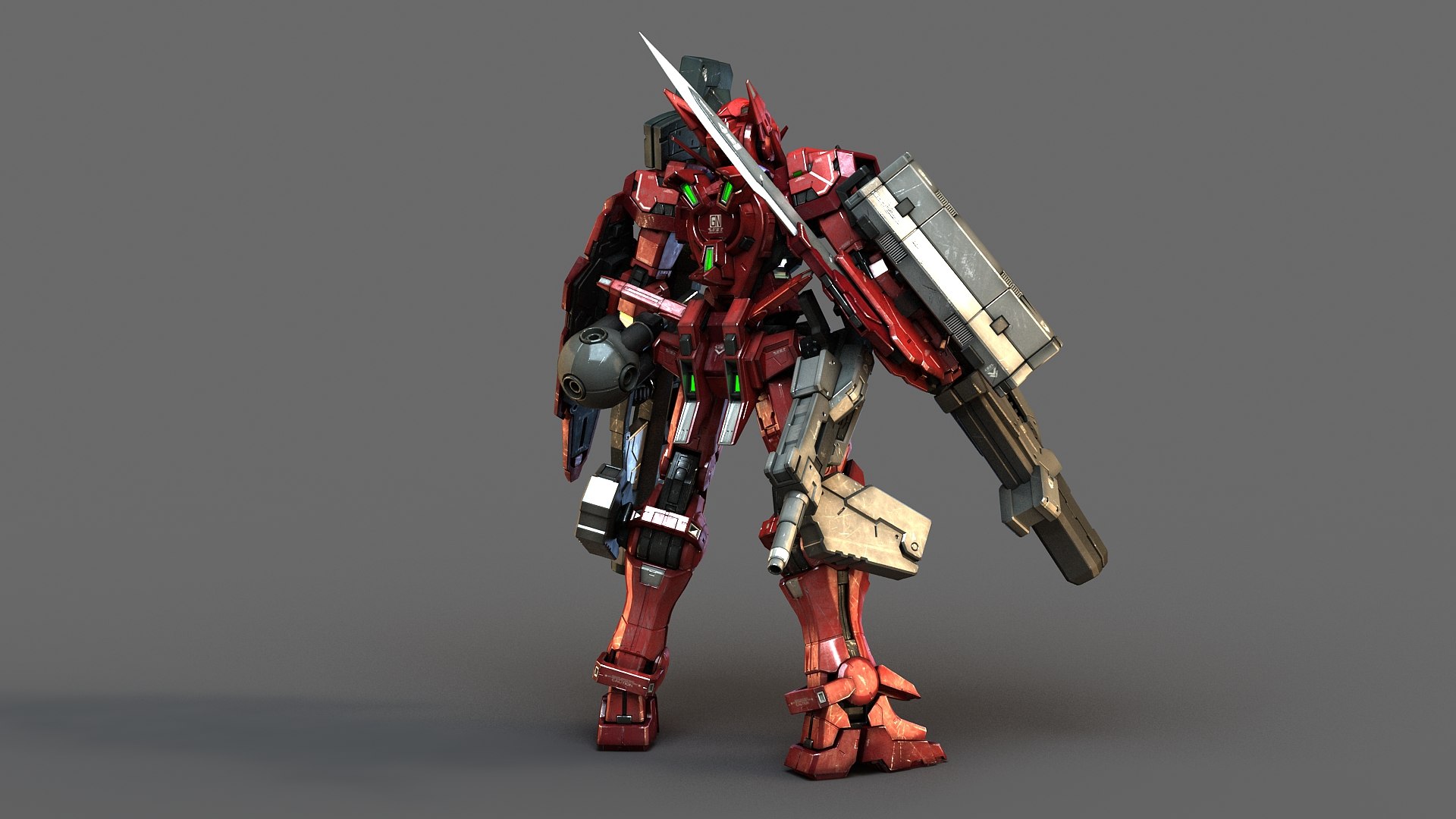 3D Sci Fi Mobile Suit Astraea Model - TurboSquid 2000520