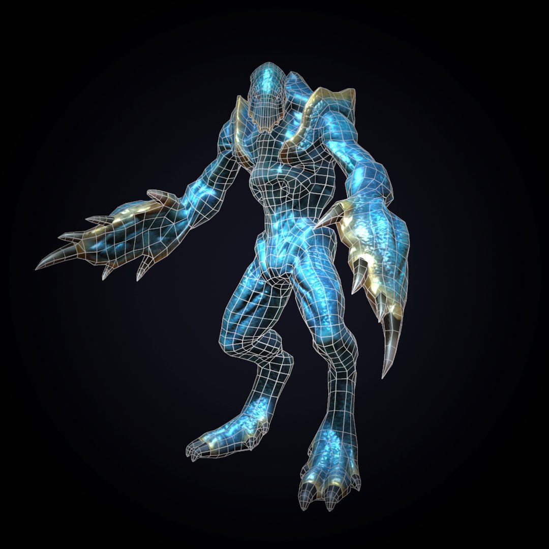 3d model character creature bug