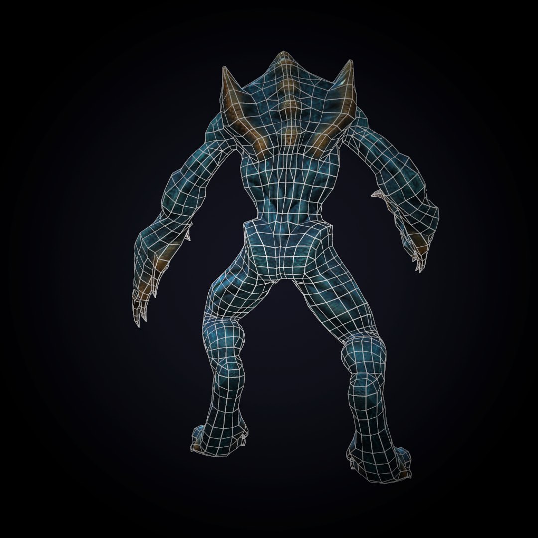 3d model character creature bug