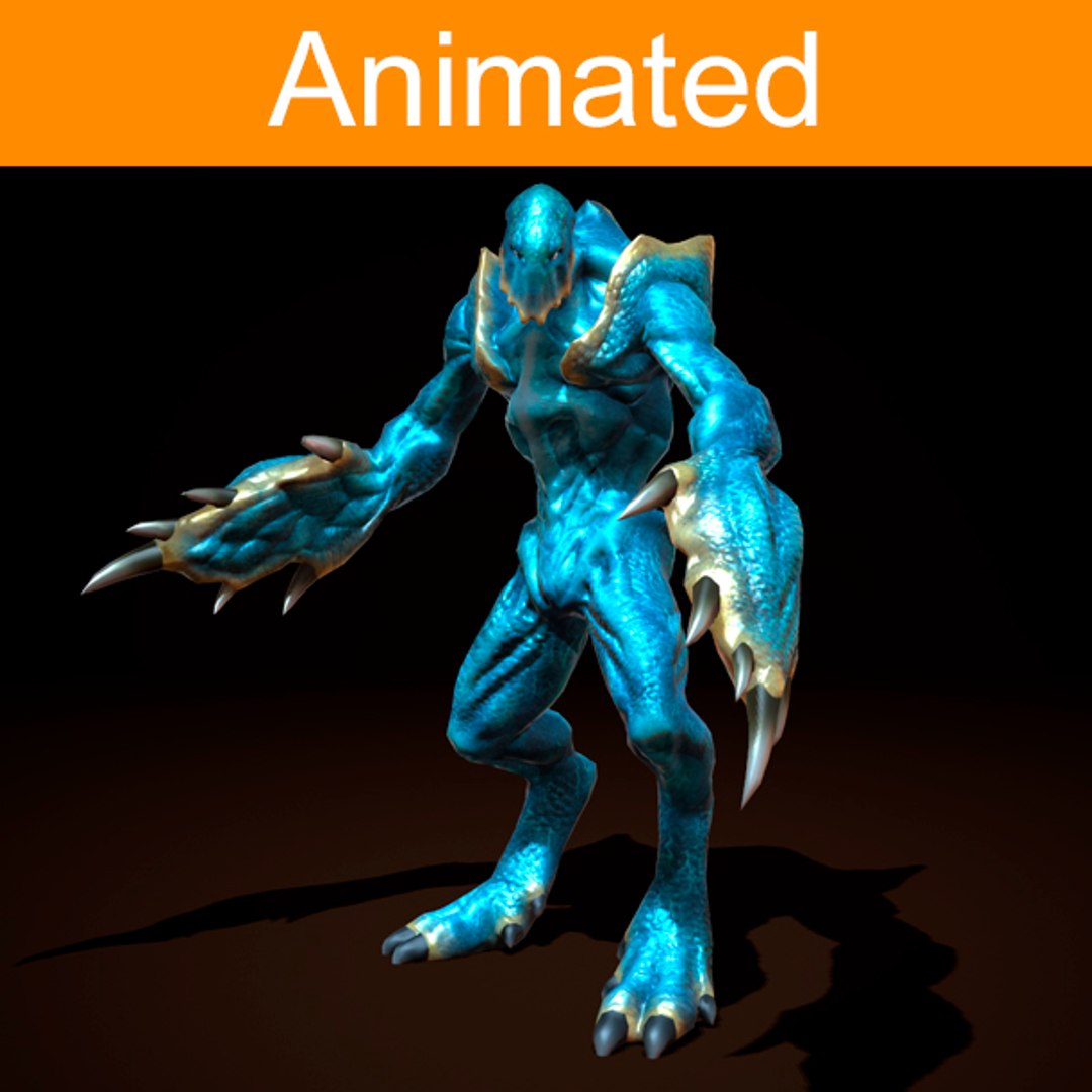 3d model character creature bug