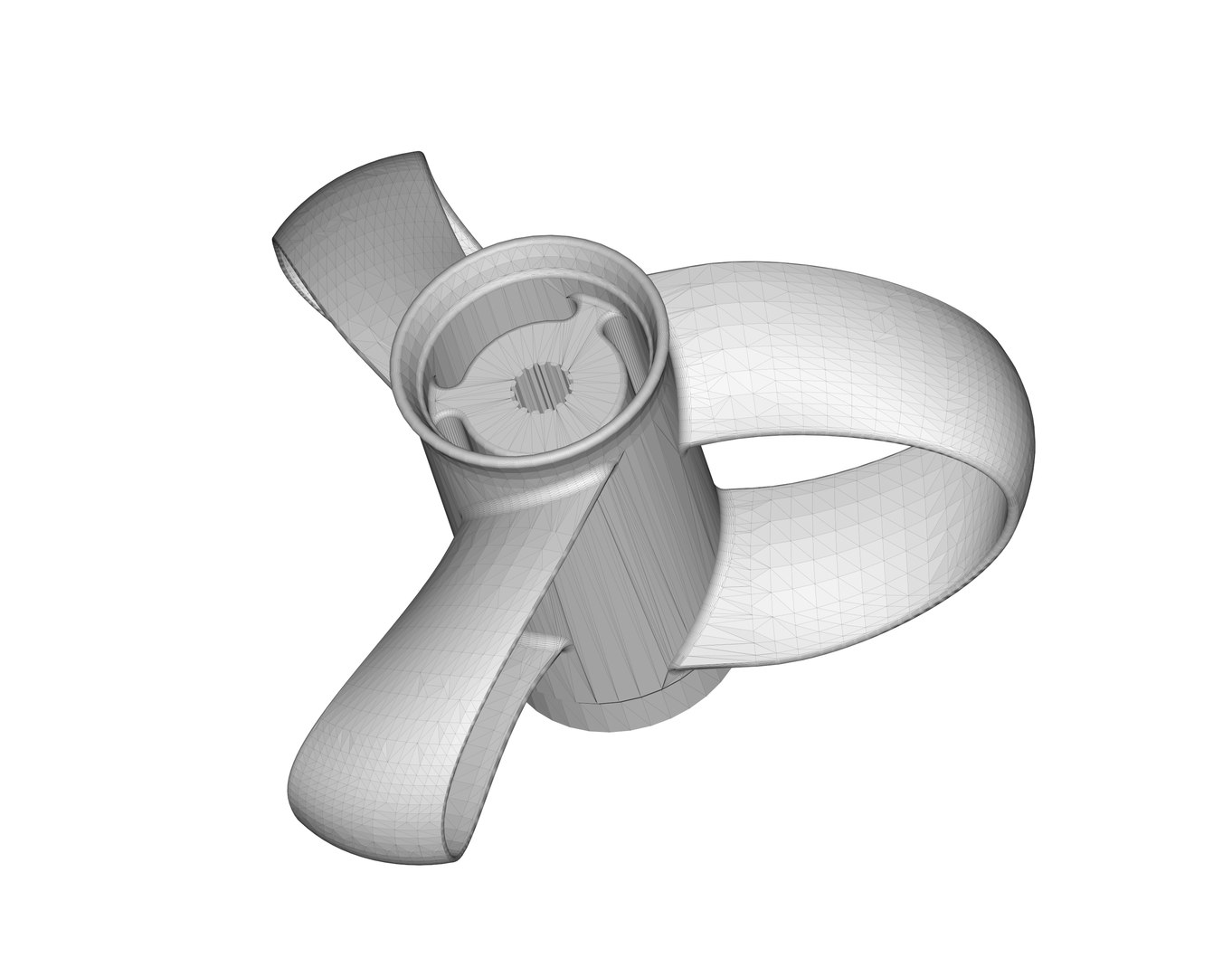 Toroidal Boat Propeller - 3 Blades 3D - TurboSquid 2249883