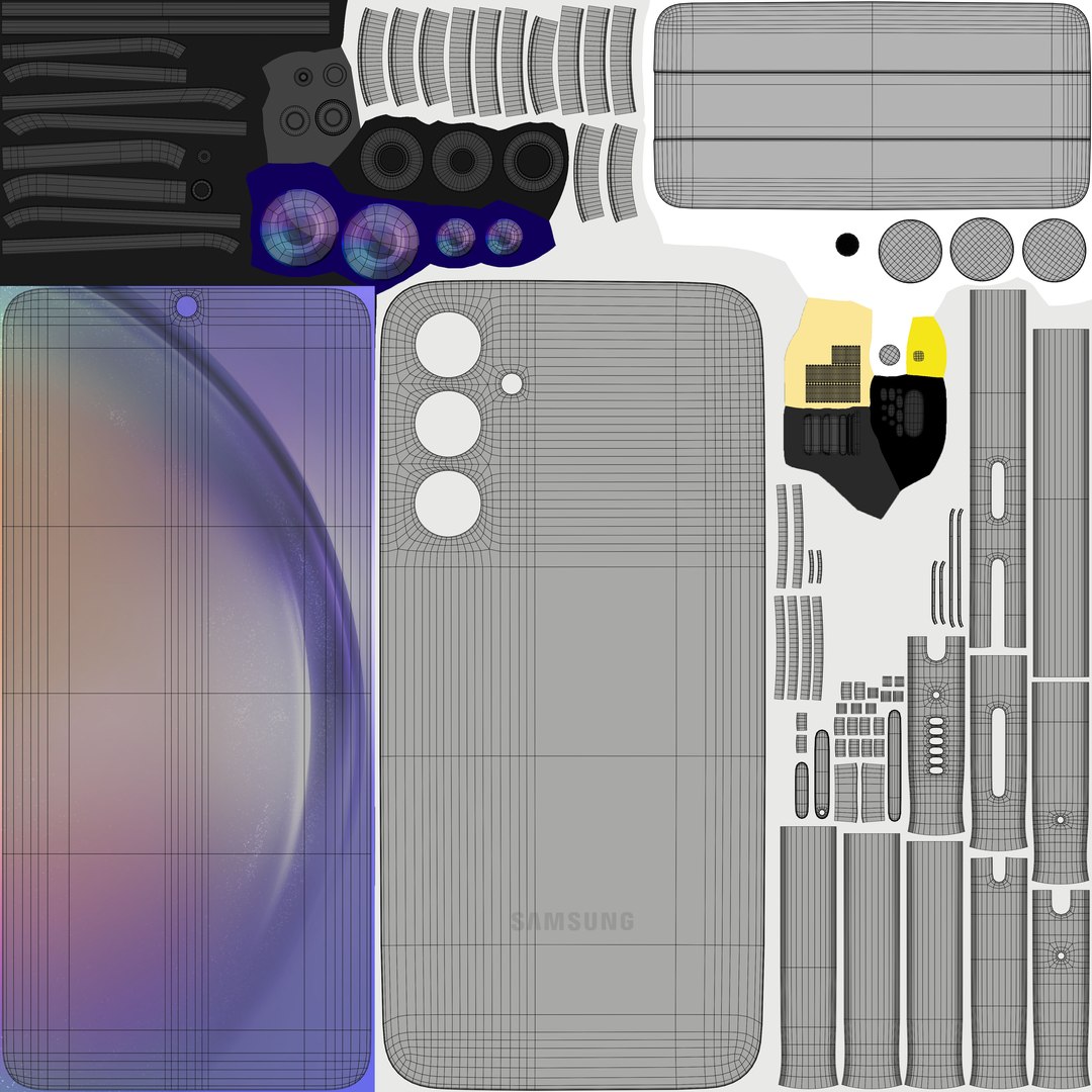 Samsung Galaxy A54 White Model - TurboSquid 2062158