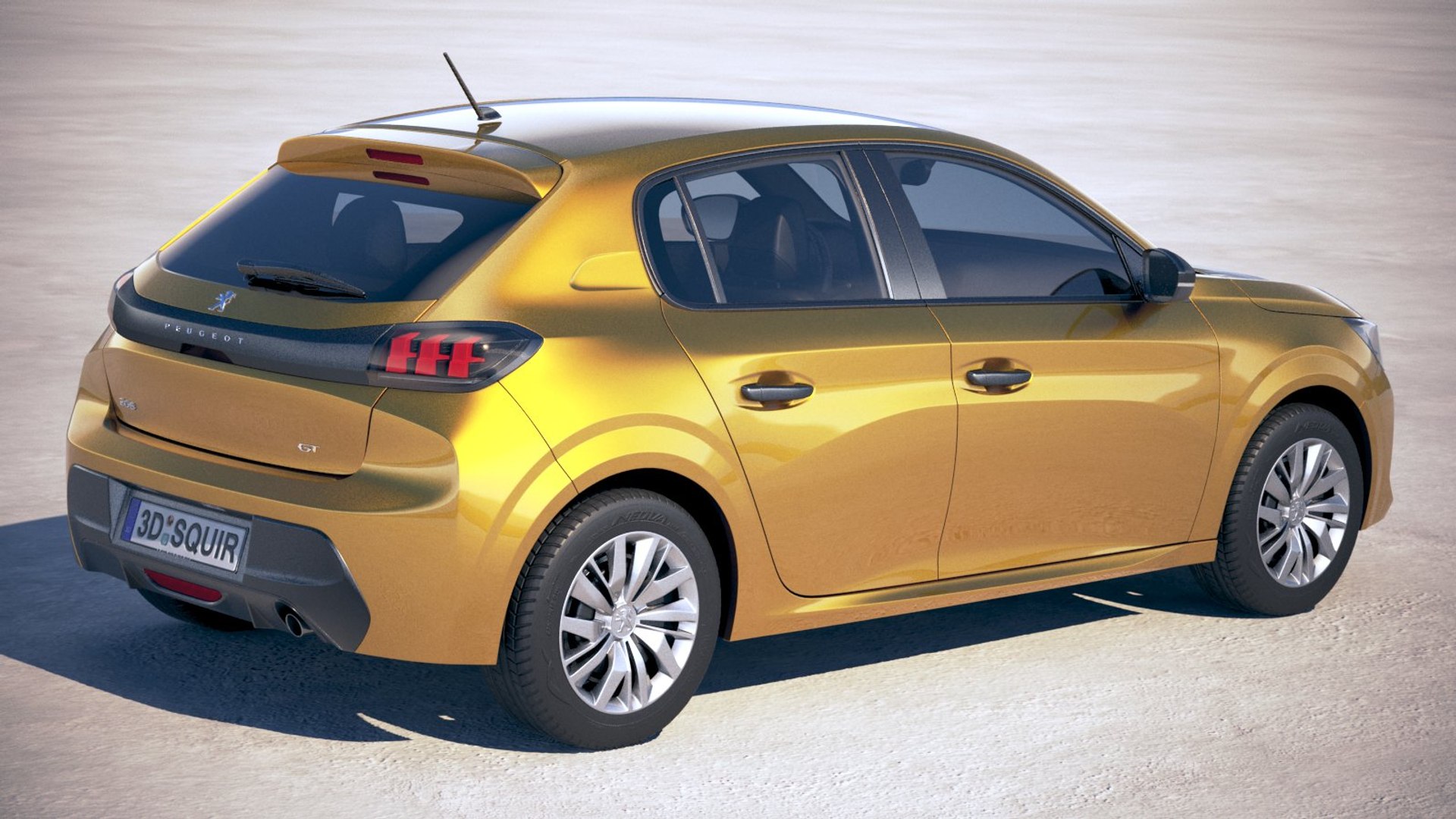 Peugeot 208 2020 3D Model - TurboSquid 1476680