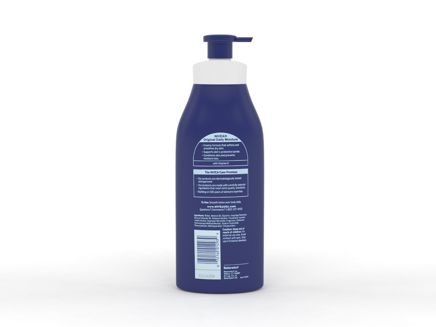 3D Nivea Body Lotion Model - TurboSquid 1398308