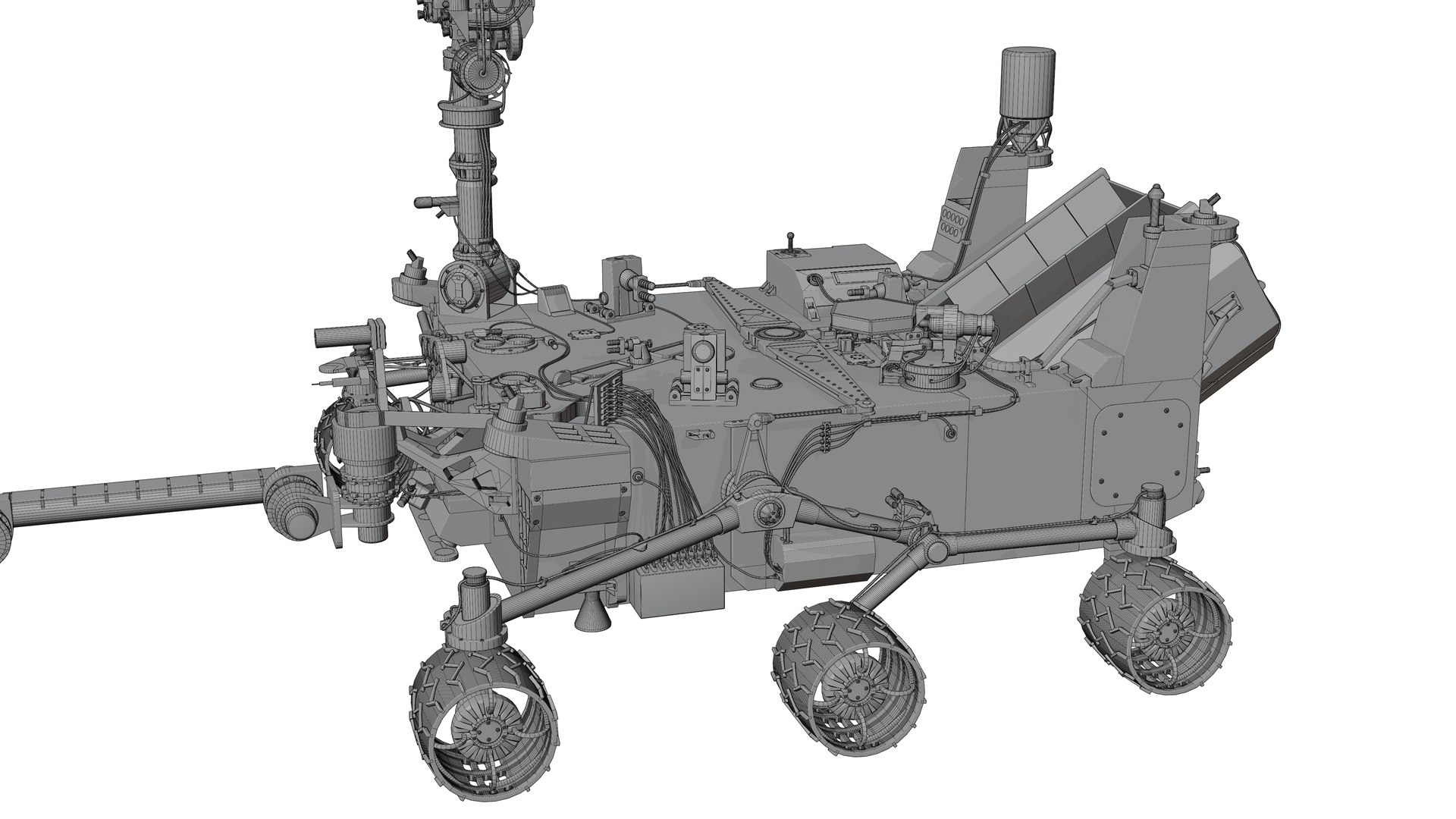 Curiosity Rover 3D - TurboSquid 1951619