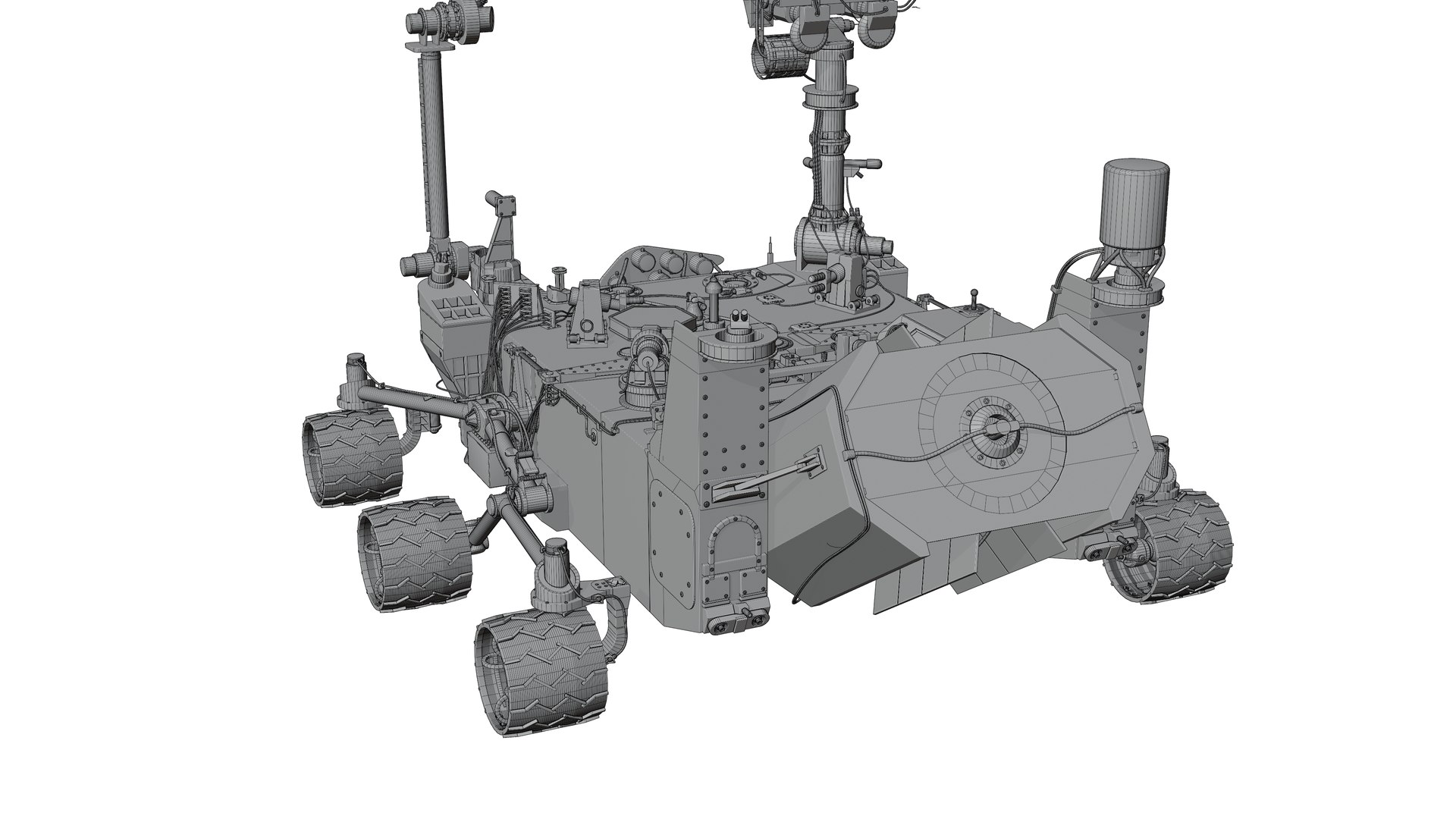 Curiosity Rover 3D - TurboSquid 1951619