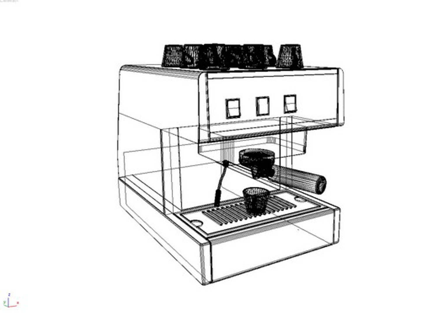 Coffee Machine 3d Model