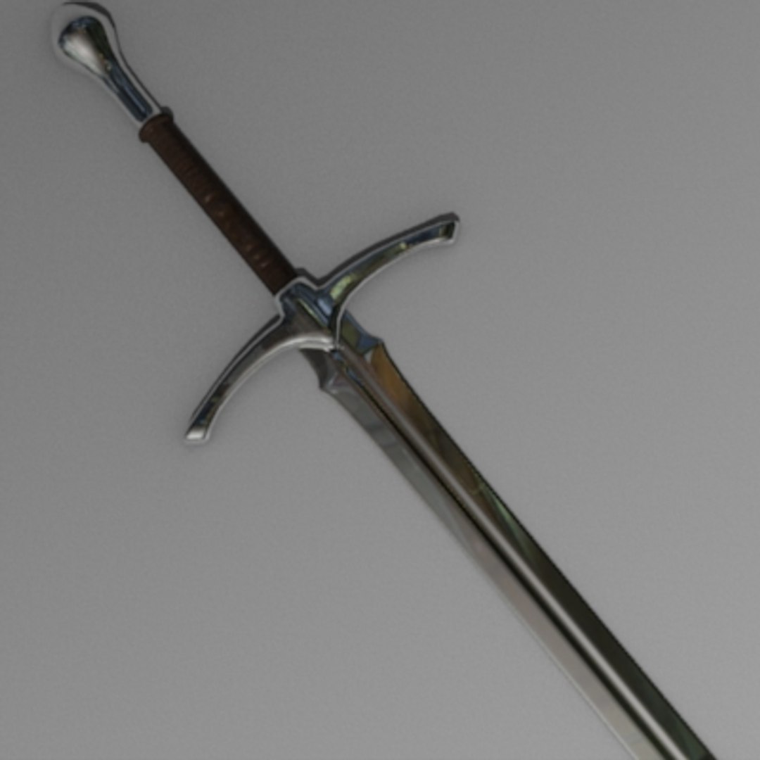 Fantasy Weapons Sword Obj