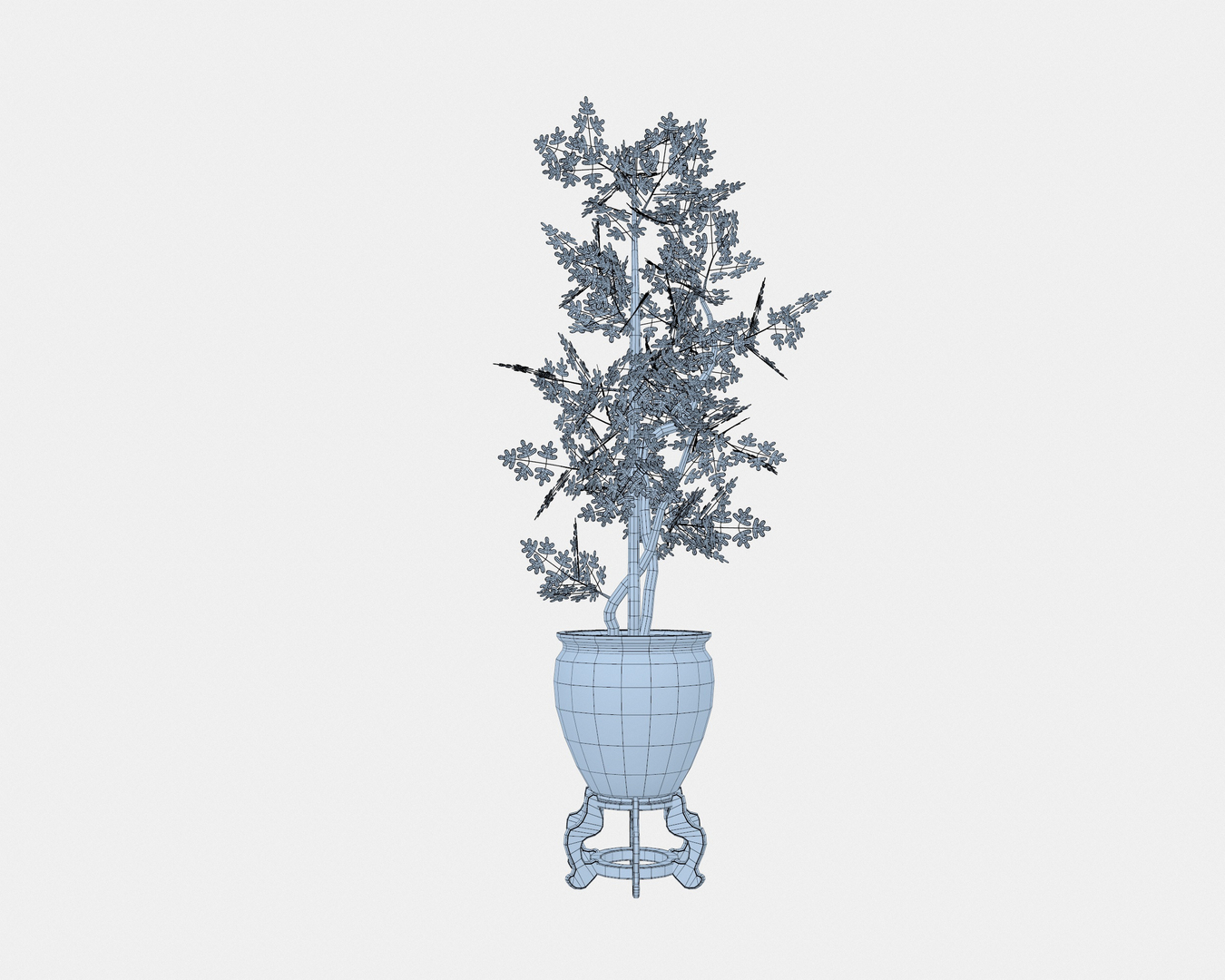 Decorative Tree Pot 3D Model - TurboSquid 1272673
