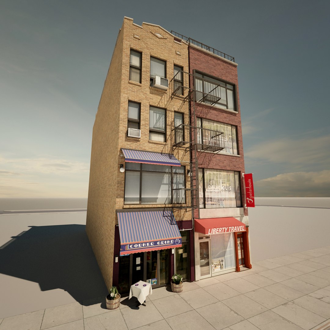 3d Model New York Buildings