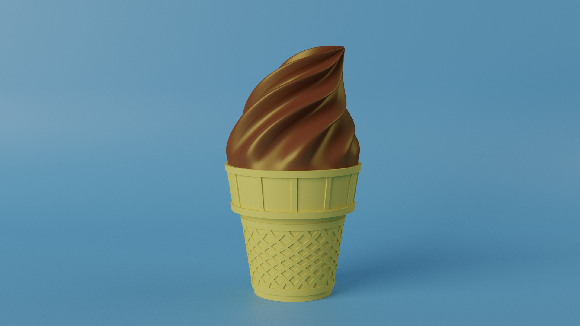 3D Chocolate Ice Cream - TurboSquid 1995519