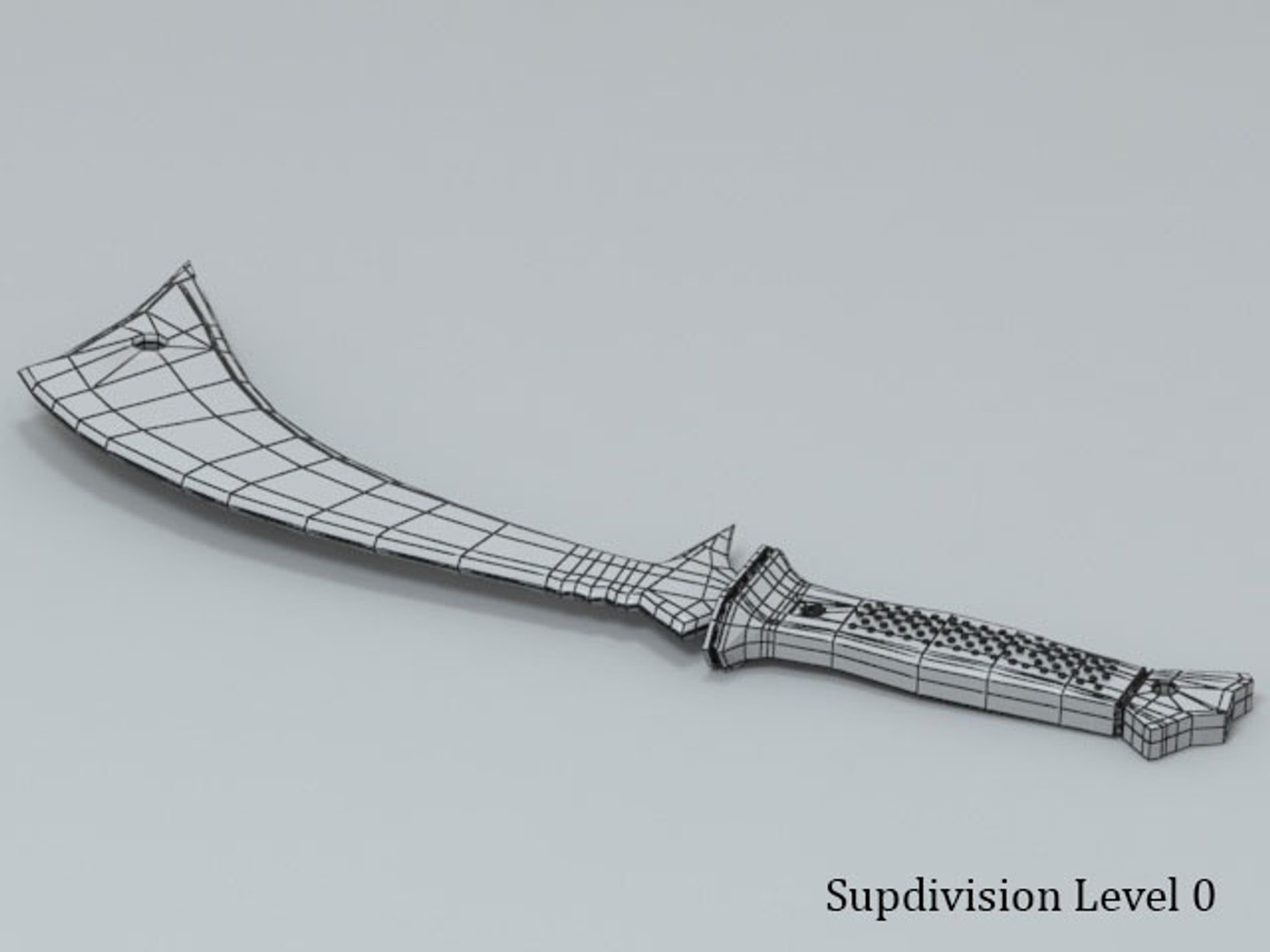 blade weapon 3d model