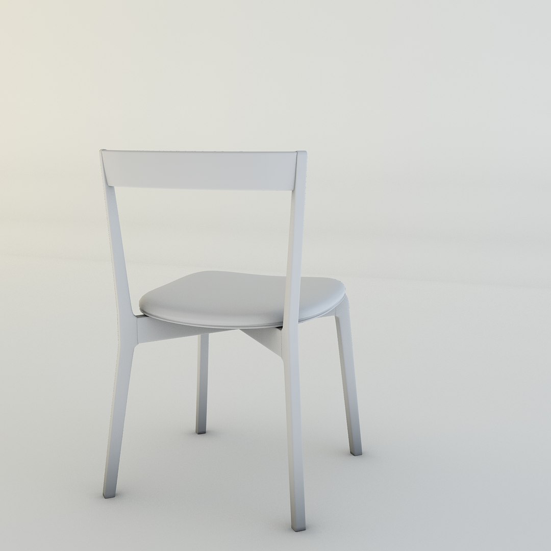 modern chair 3d obj