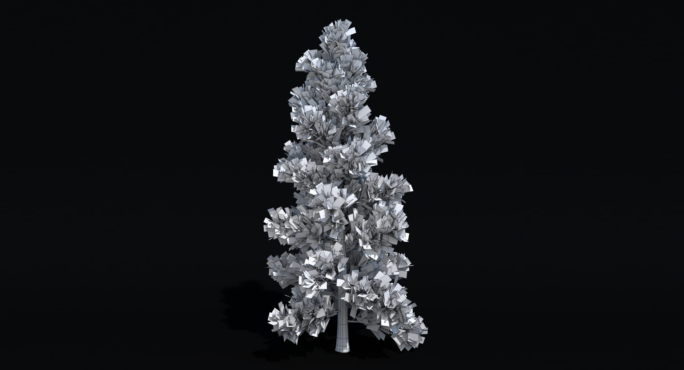3d max pine tree