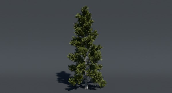3d max pine tree
