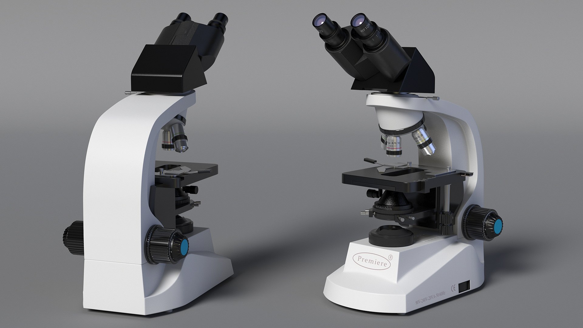 3D Model Biological Microscope Premiere - TurboSquid 2209610