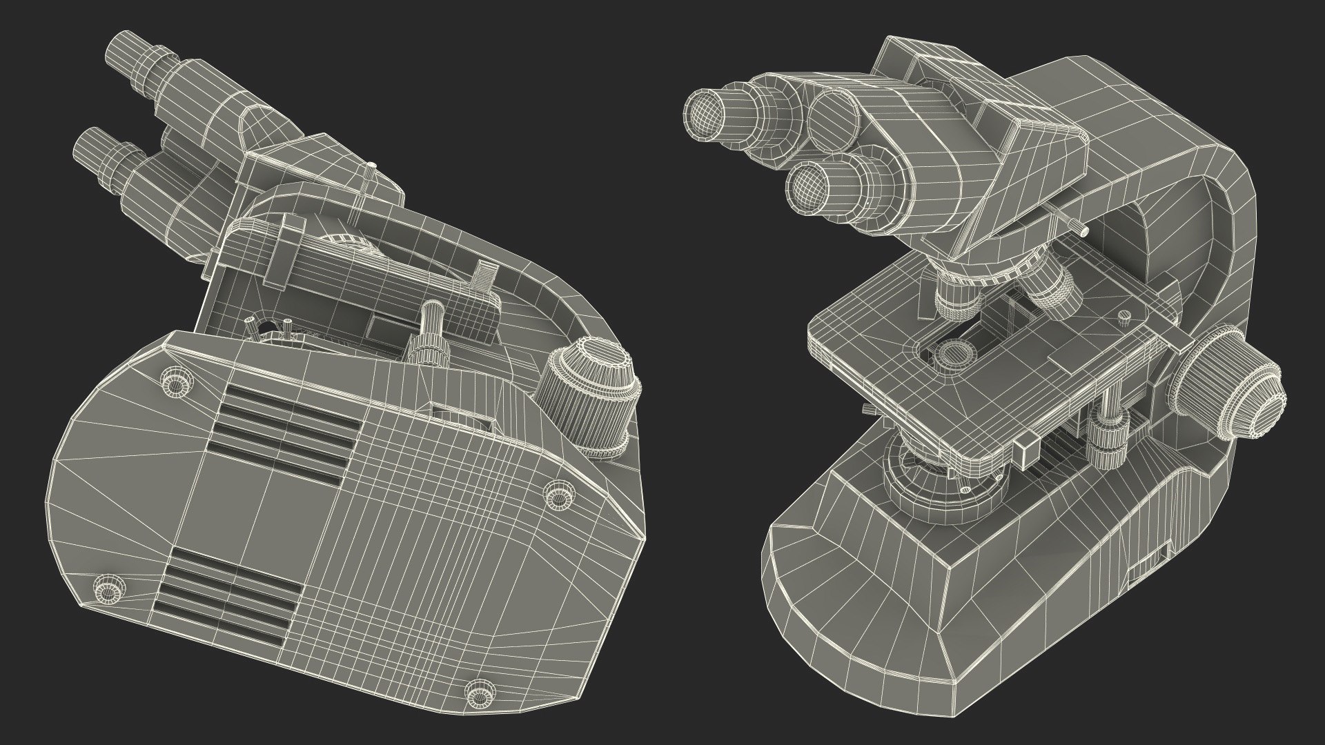 3D Model Biological Microscope Premiere - TurboSquid 2209610