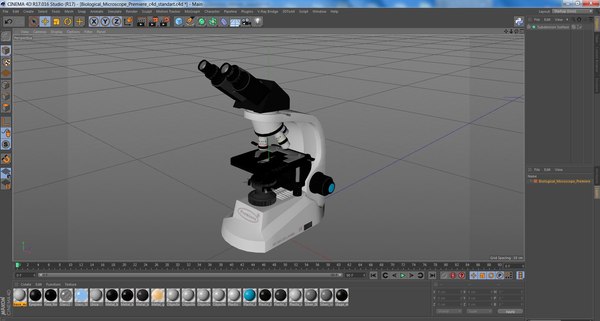 modelo 3d Estreno del microscopio biológico - TurboSquid 2209610