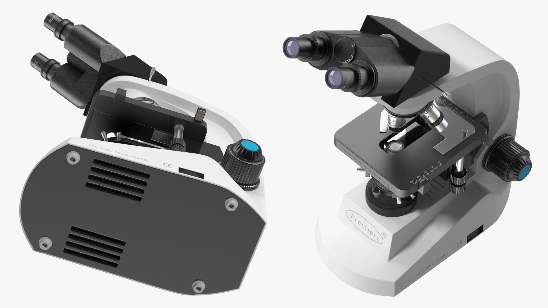 3D Model Biological Microscope Premiere - TurboSquid 2209610