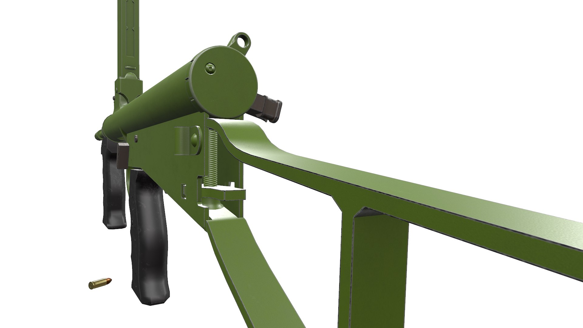 3D model Owen Gun Low-poly PBR - TurboSquid 2026738