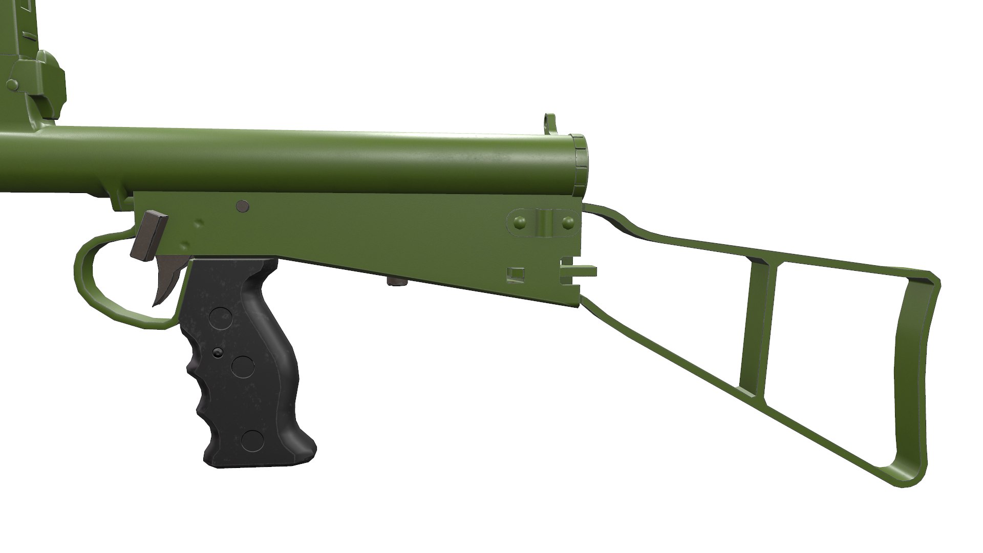 3D model Owen Gun Low-poly PBR - TurboSquid 2026738