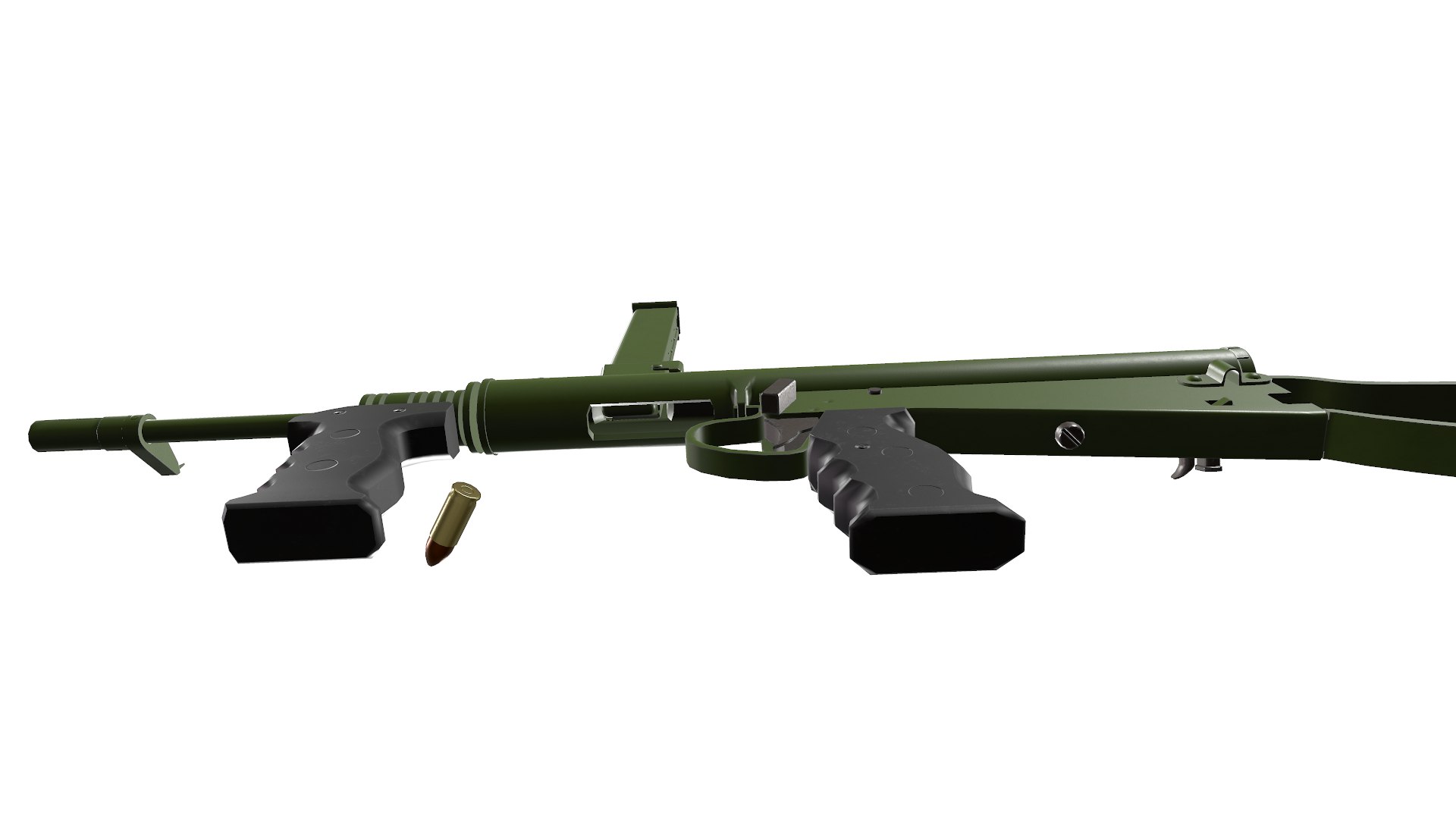 3D model Owen Gun Low-poly PBR - TurboSquid 2026738