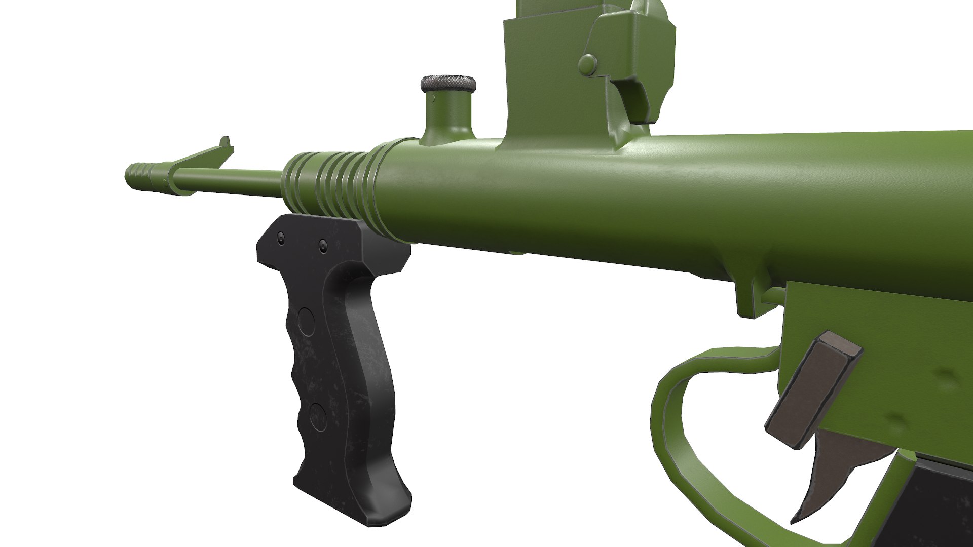 3D model Owen Gun Low-poly PBR - TurboSquid 2026738