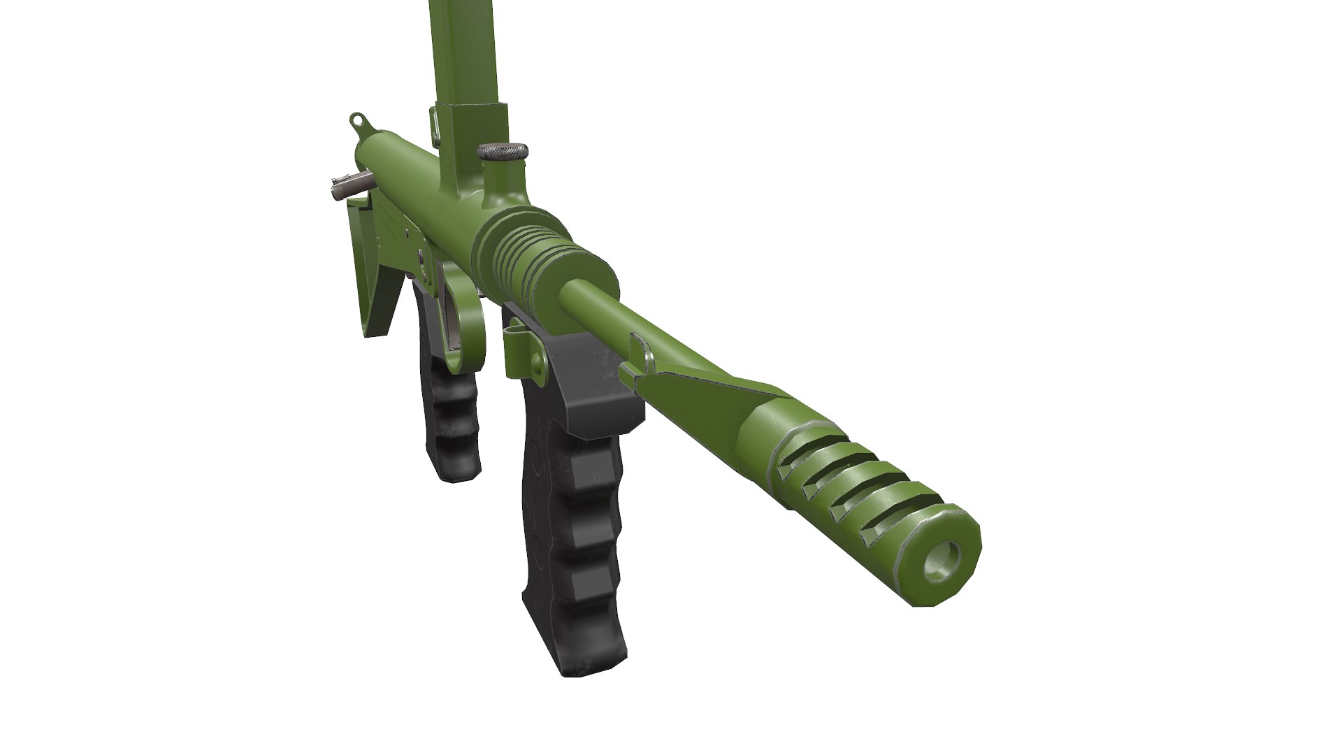 3D model Owen Gun Low-poly PBR - TurboSquid 2026738