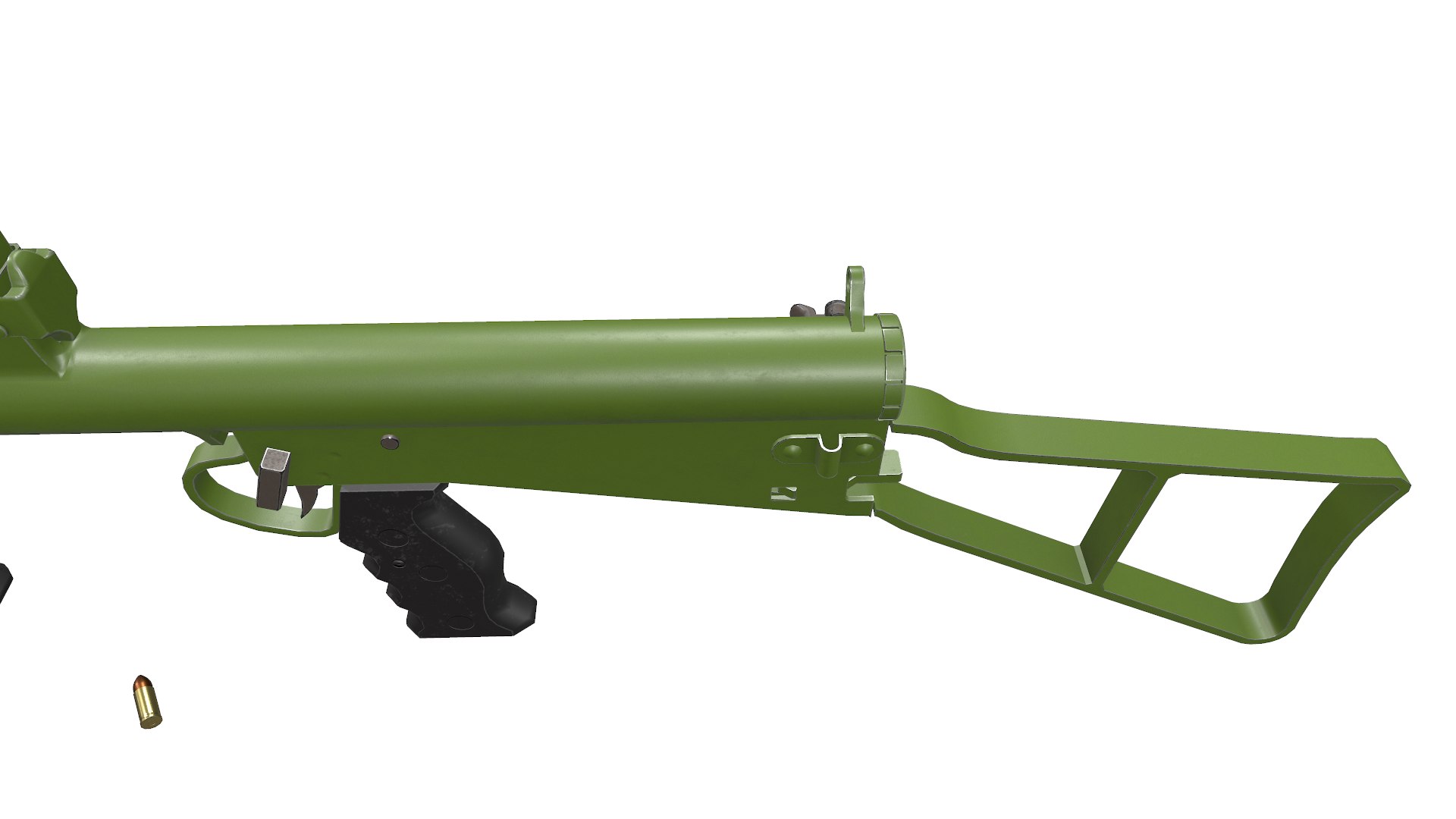 3D model Owen Gun Low-poly PBR - TurboSquid 2026738