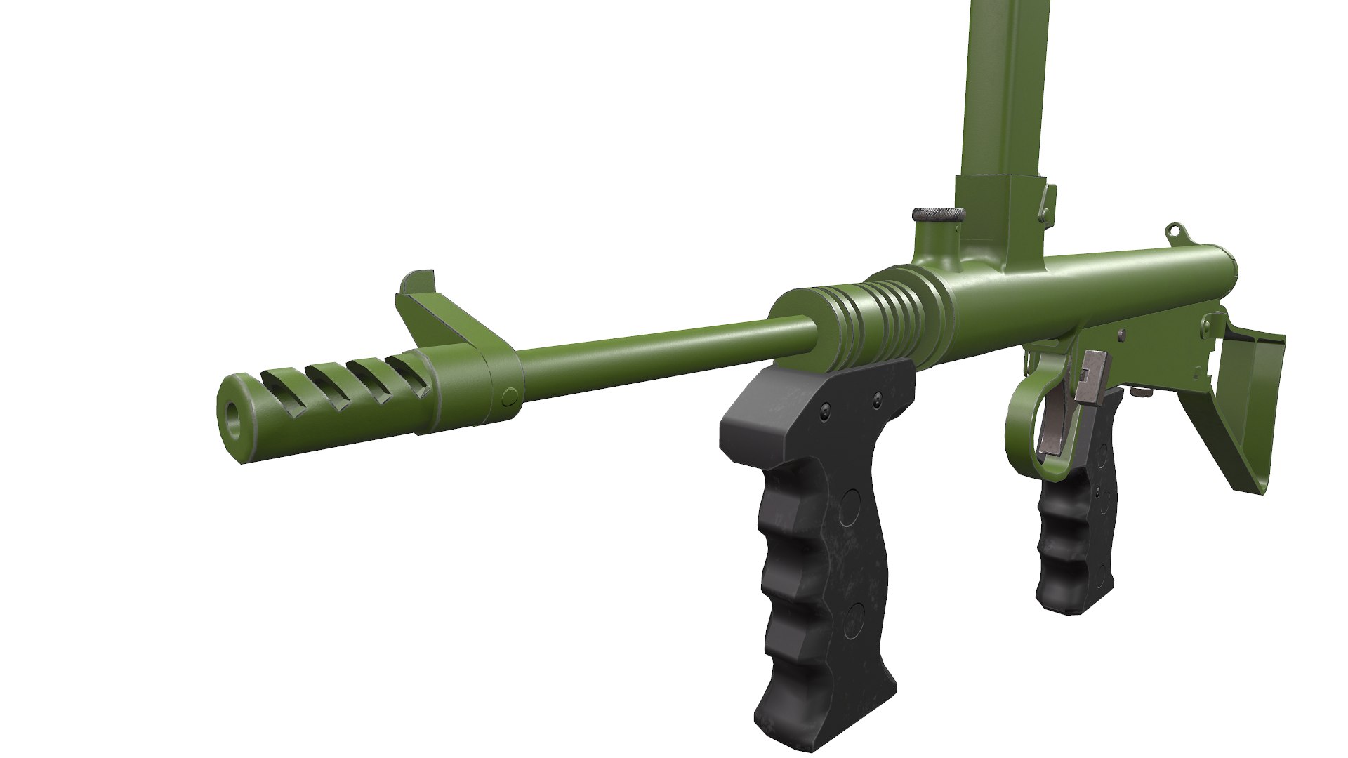 3D model Owen Gun Low-poly PBR - TurboSquid 2026738