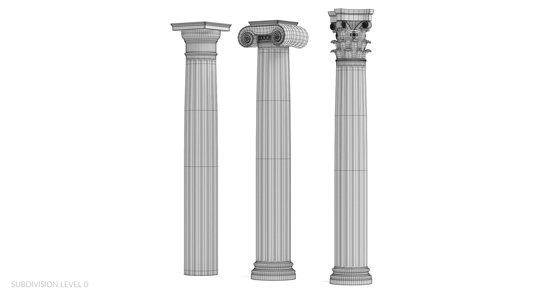 Columns Pbr Model - TurboSquid 1380019