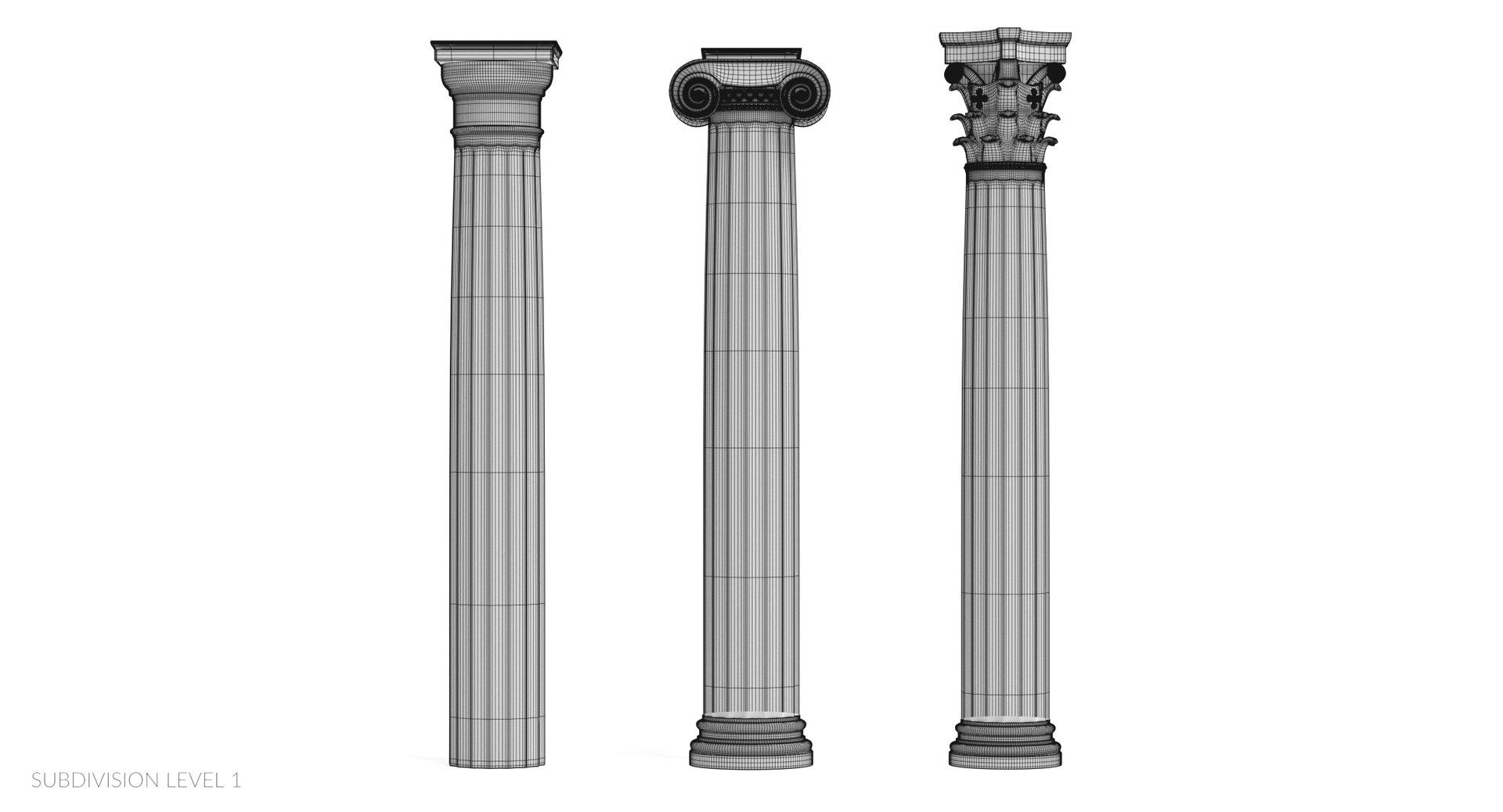 Columns Pbr Model - TurboSquid 1380019