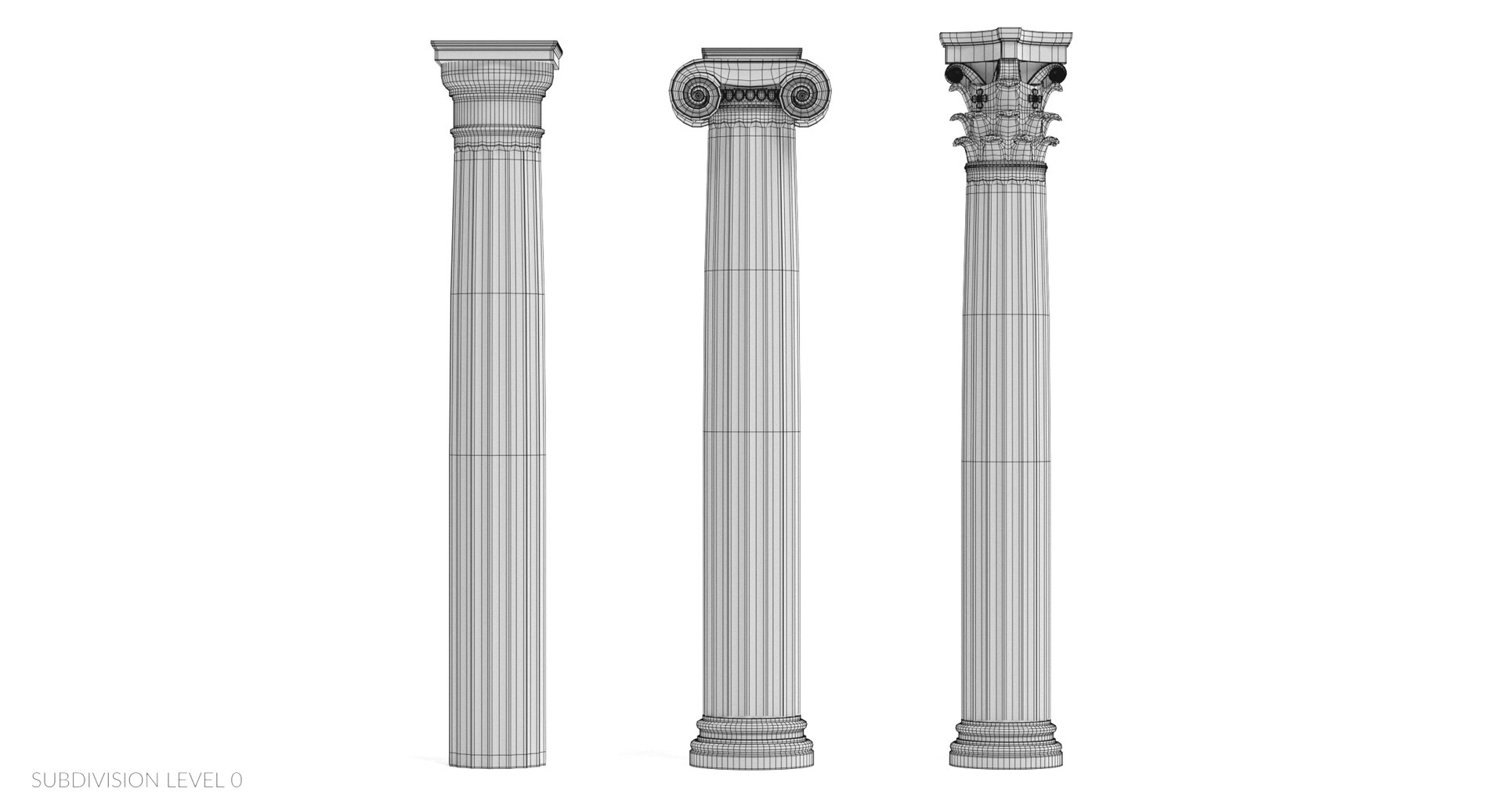 Columns Pbr Model - TurboSquid 1380019