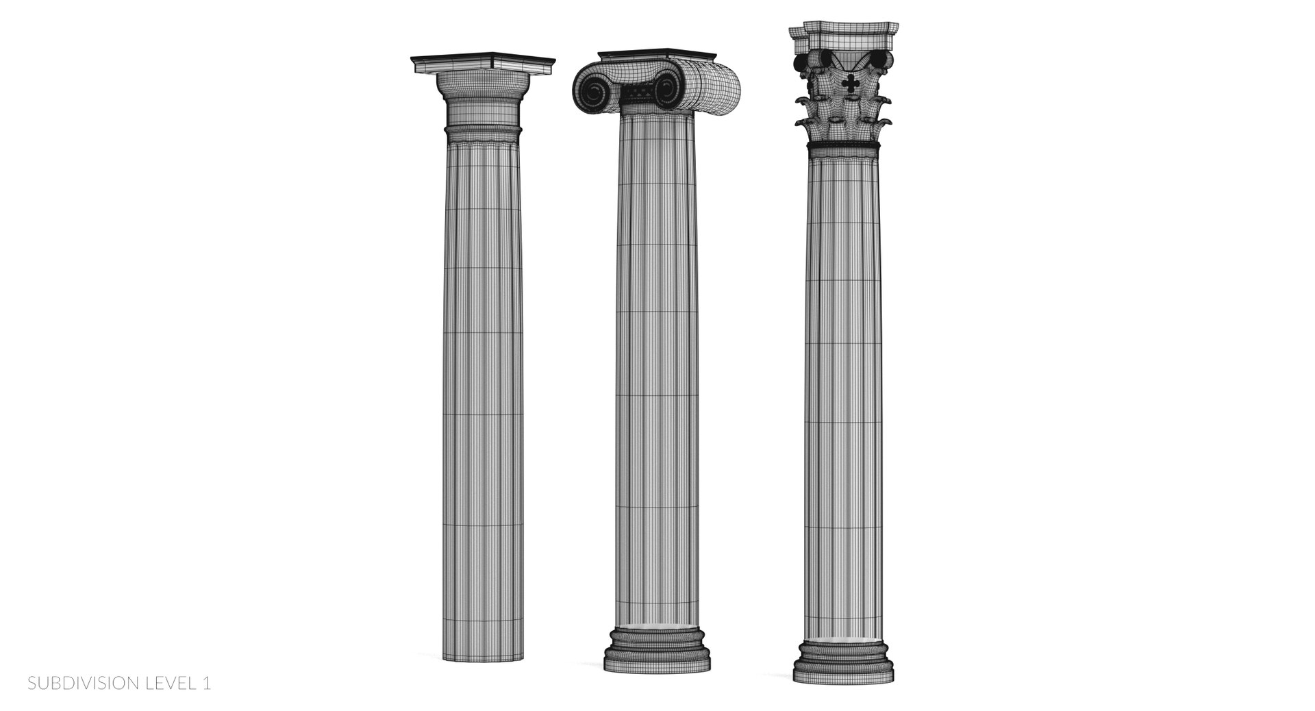 Columns Pbr Model - TurboSquid 1380019