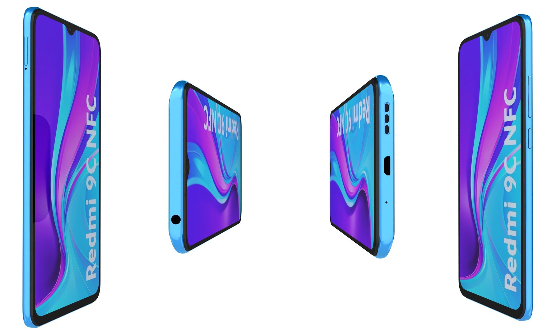 Xiaomi Redmi 9c Twilight 3D Model - TurboSquid 1665770