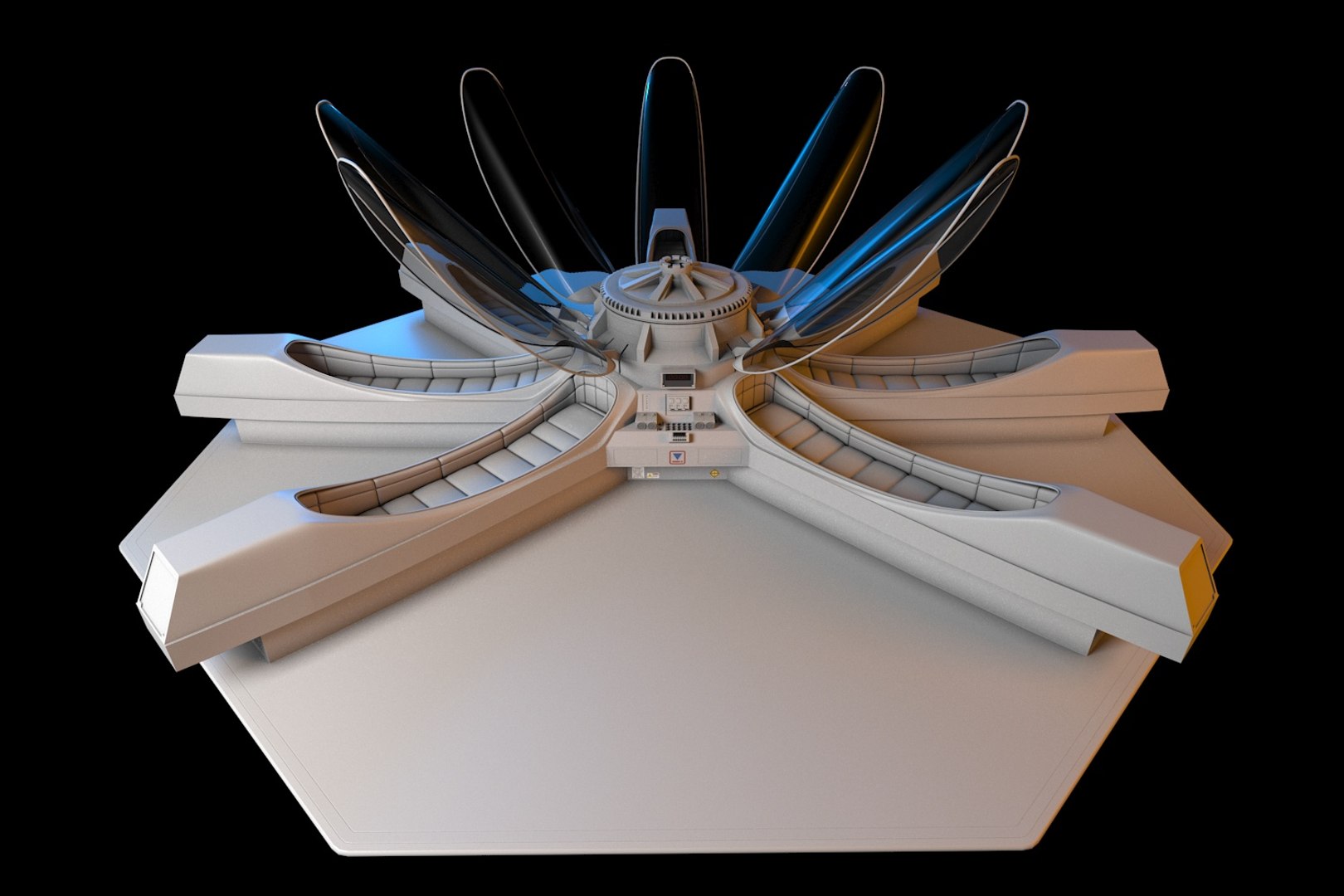 3D model Hypersleep Chamber ALIEN - TurboSquid 1811912