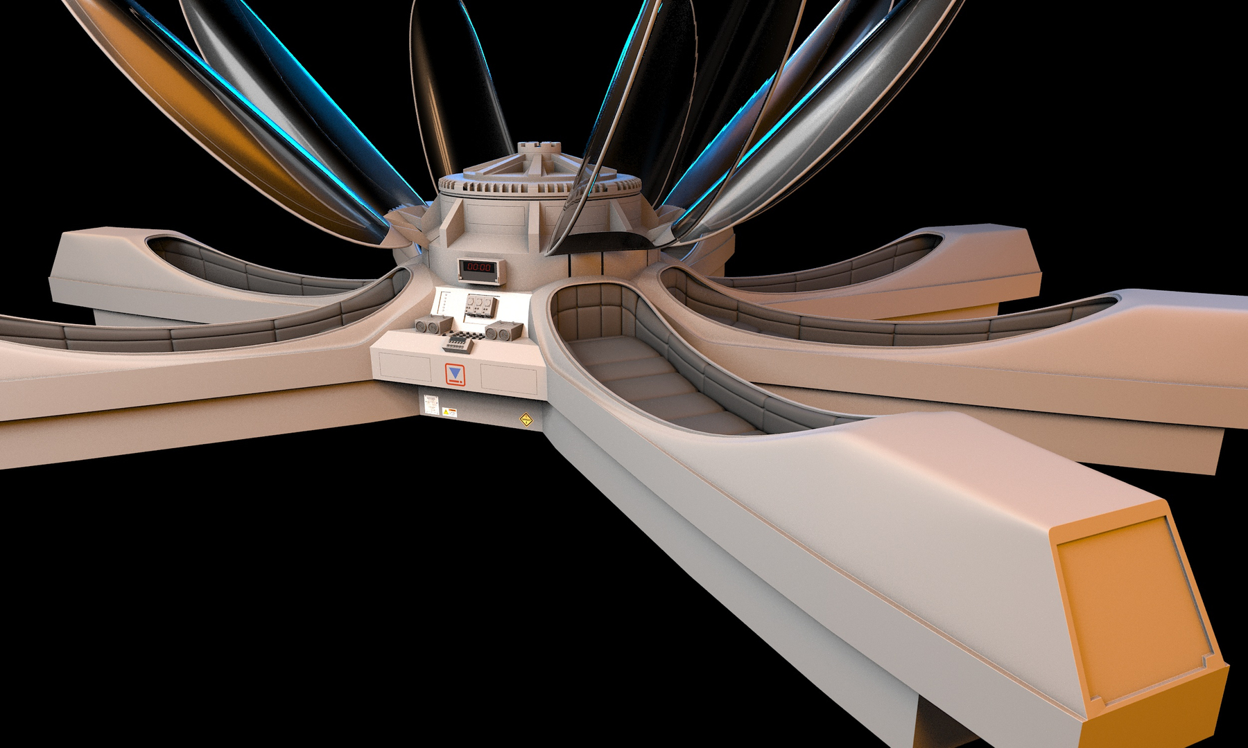 3D model Hypersleep Chamber ALIEN - TurboSquid 1811912