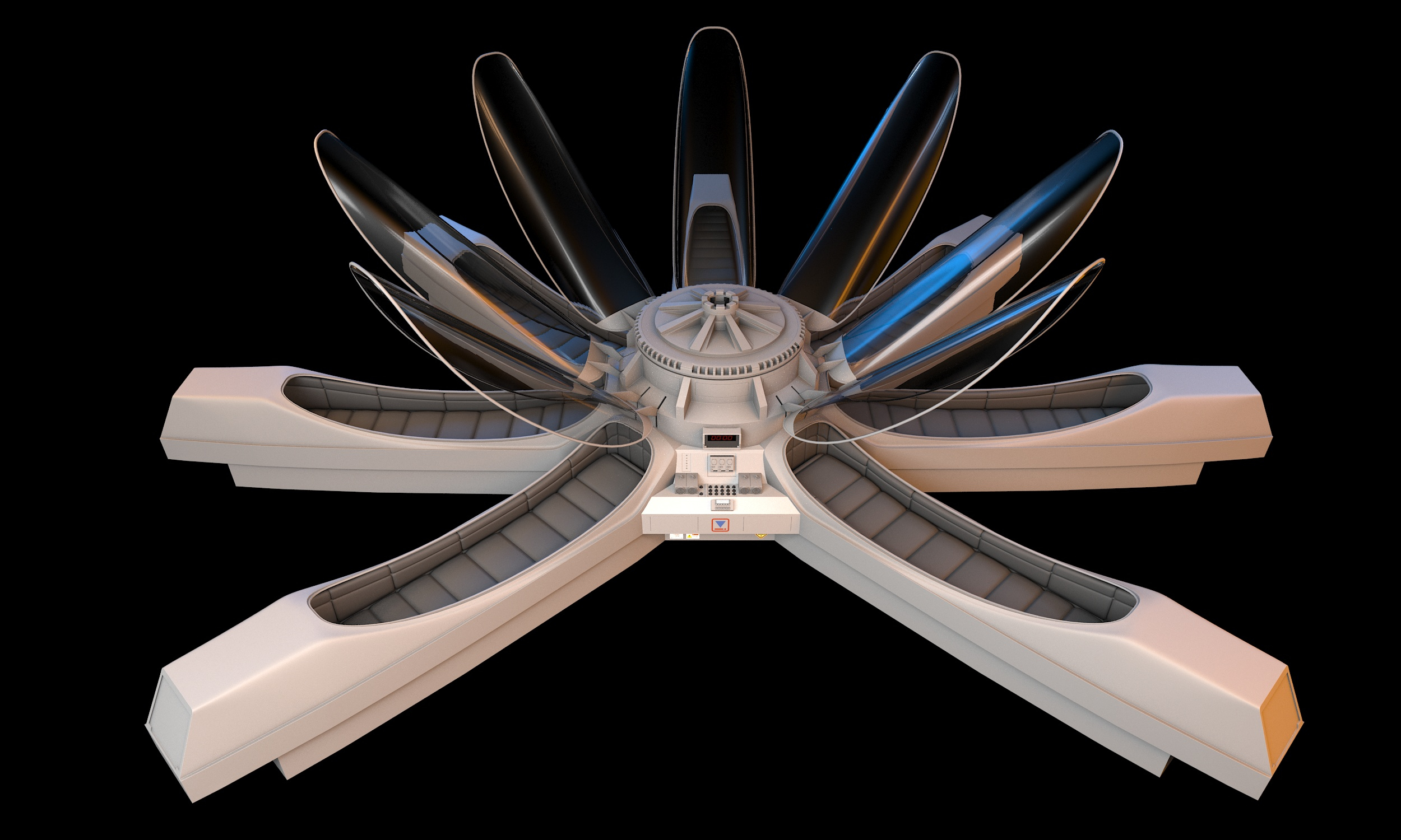3D model Hypersleep Chamber ALIEN - TurboSquid 1811912