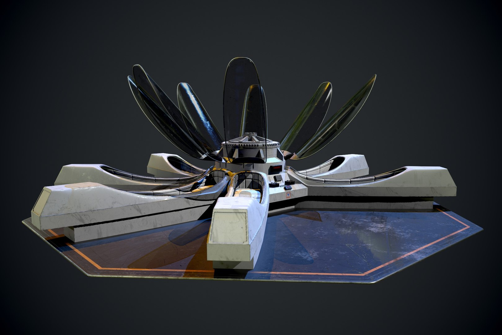 3D Model Hypersleep Chamber ALIEN - TurboSquid 1811912